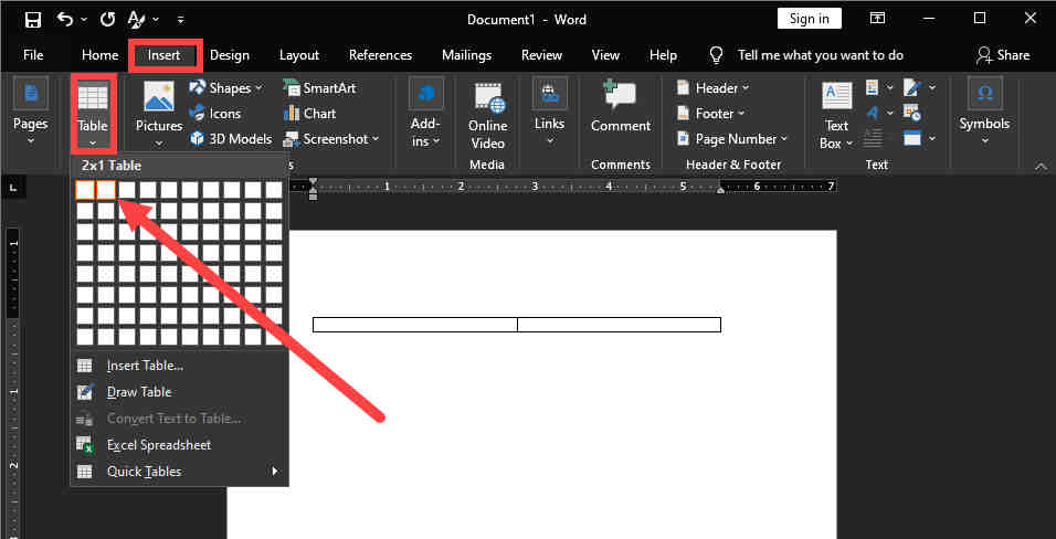 Cara Mudah Membuat Kolom Tanda Tangan Di Word