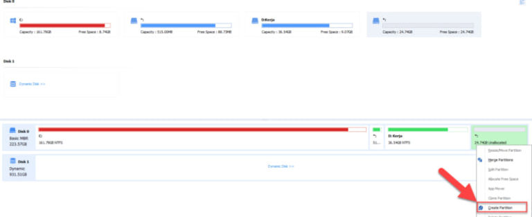 2 Cara Membuat Local Disk Baru (D/E) di Windows